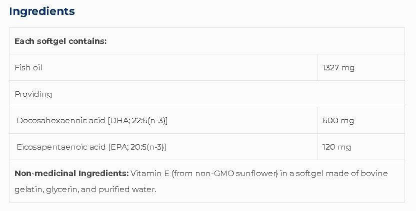 High-DHA SAP - NFH - Unytii - Distribution de Suppléments – Unytii - Supplements