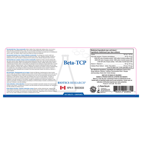 Beta-TCP - Biotics Research - Unytii Supplements – Unytii PRO - Supplements