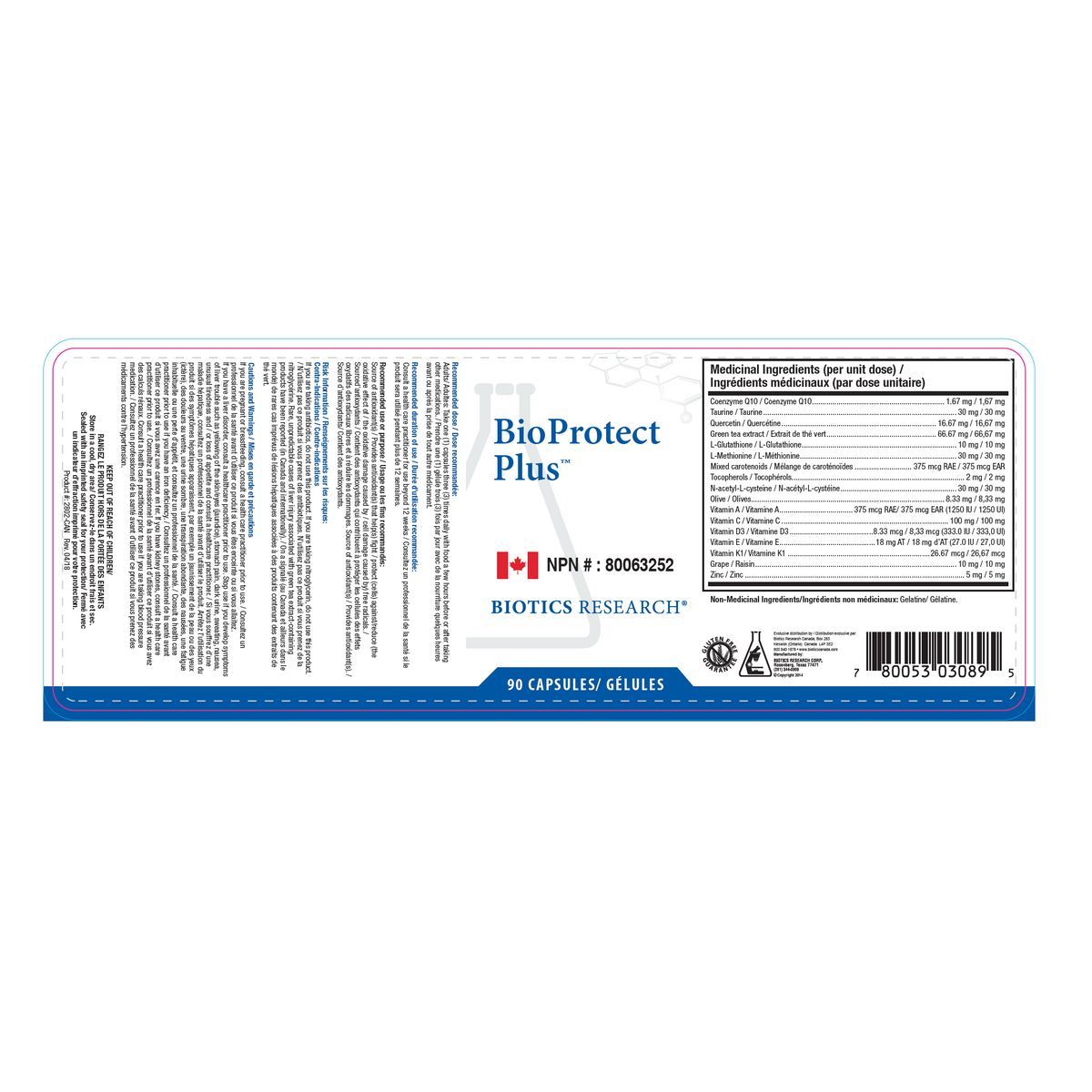 BioProtect Plus - Biotics Research - Unytii Pro - Distribution de ...