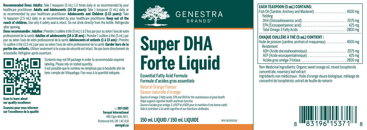 Super DHA Forte Liquid - Genestra Brands - Unytii - Distribution de ...