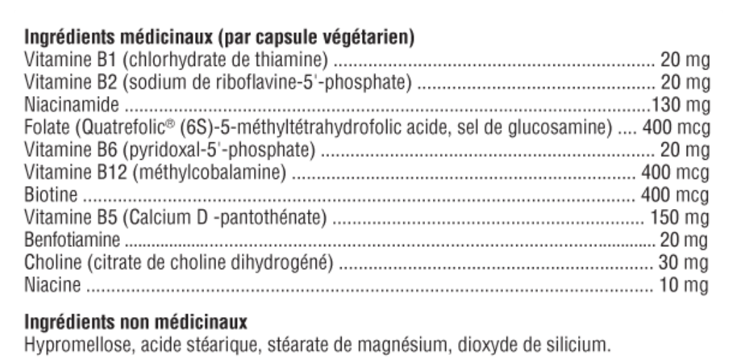 B Activ - Xymogen - Energie PLP - Supplements & Natural Products ...