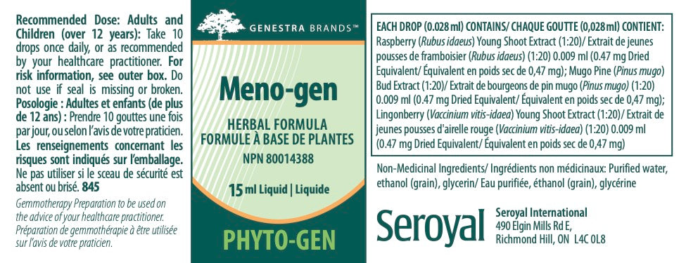 Meno-gen - Genestra Brands - Unytii Supplements – Unytii PRO - Supplements